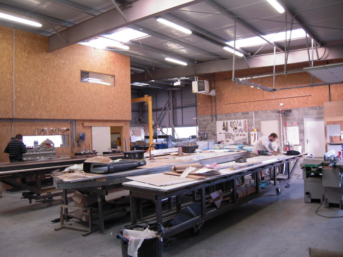 Atelier, Découpe et Usinage composite - C3 Technologies